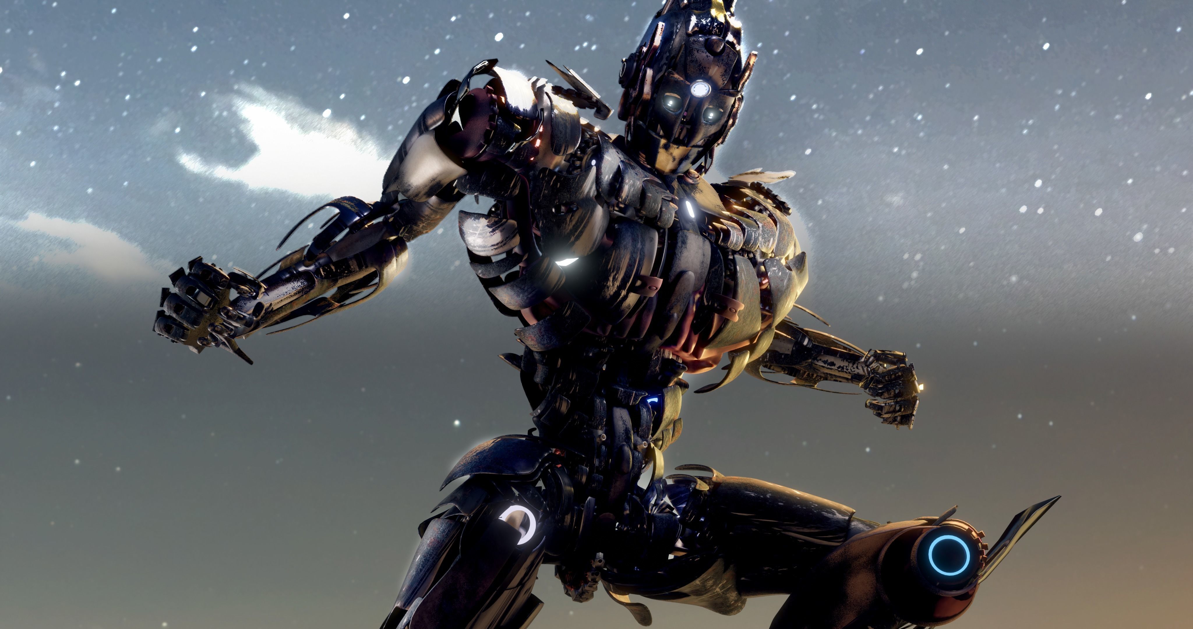 transformer cyborgs and robots in movie transformers 3D model rigged ...