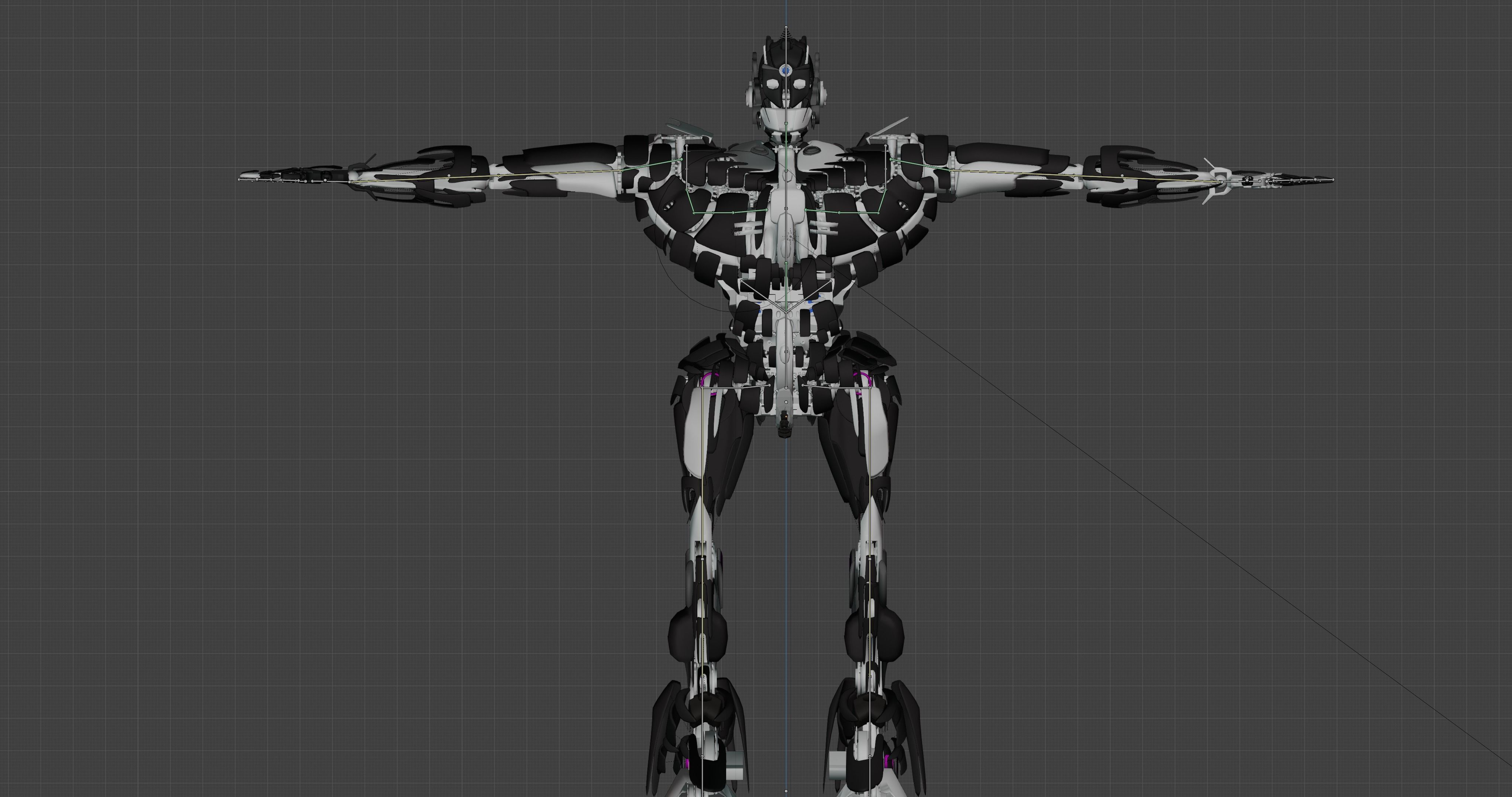 transformer cyborgs and robots in movie transformers 3D model rigged ...