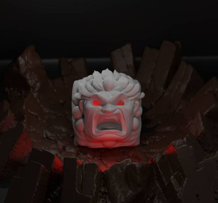 Akuma Keycap 3D model 3D printable | CGTrader