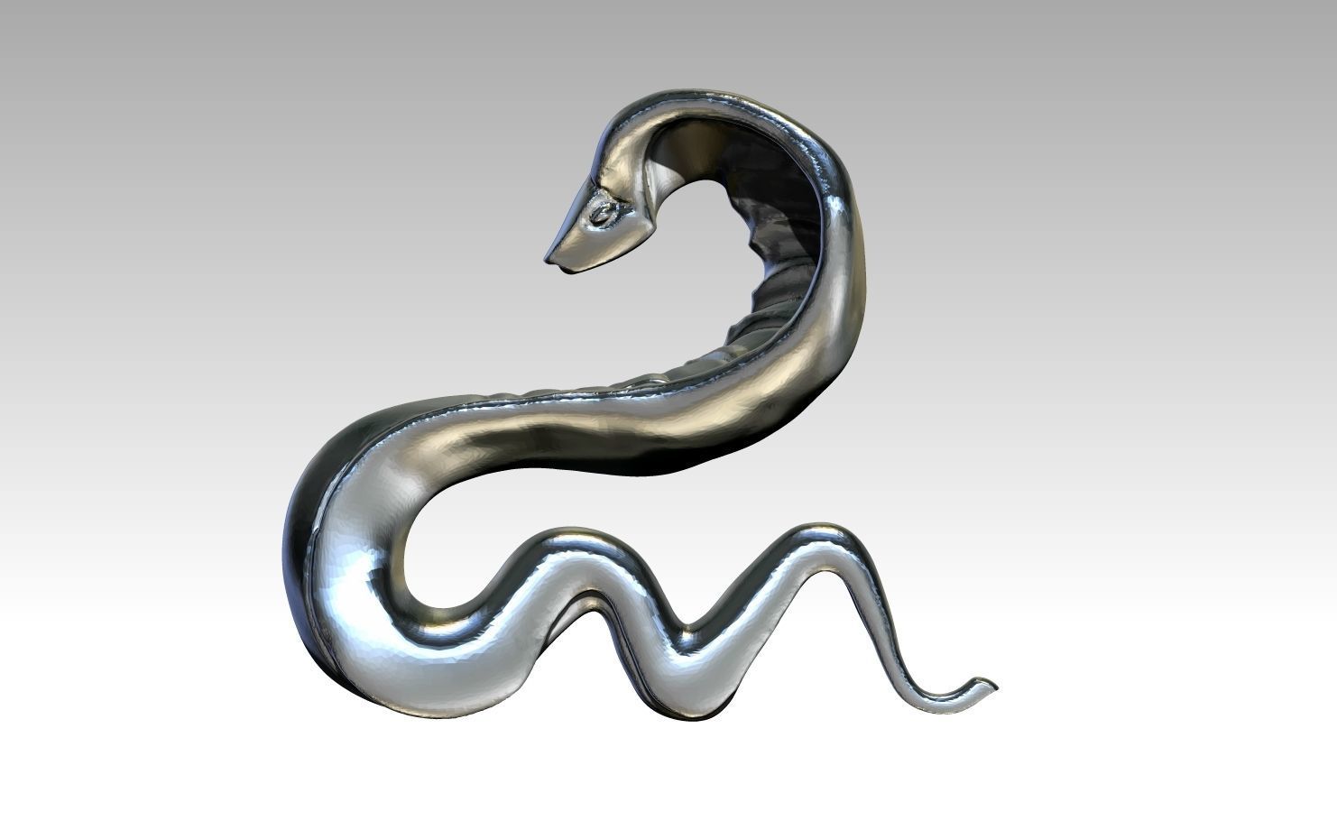 Snake statue 3D model 3D printable | CGTrader