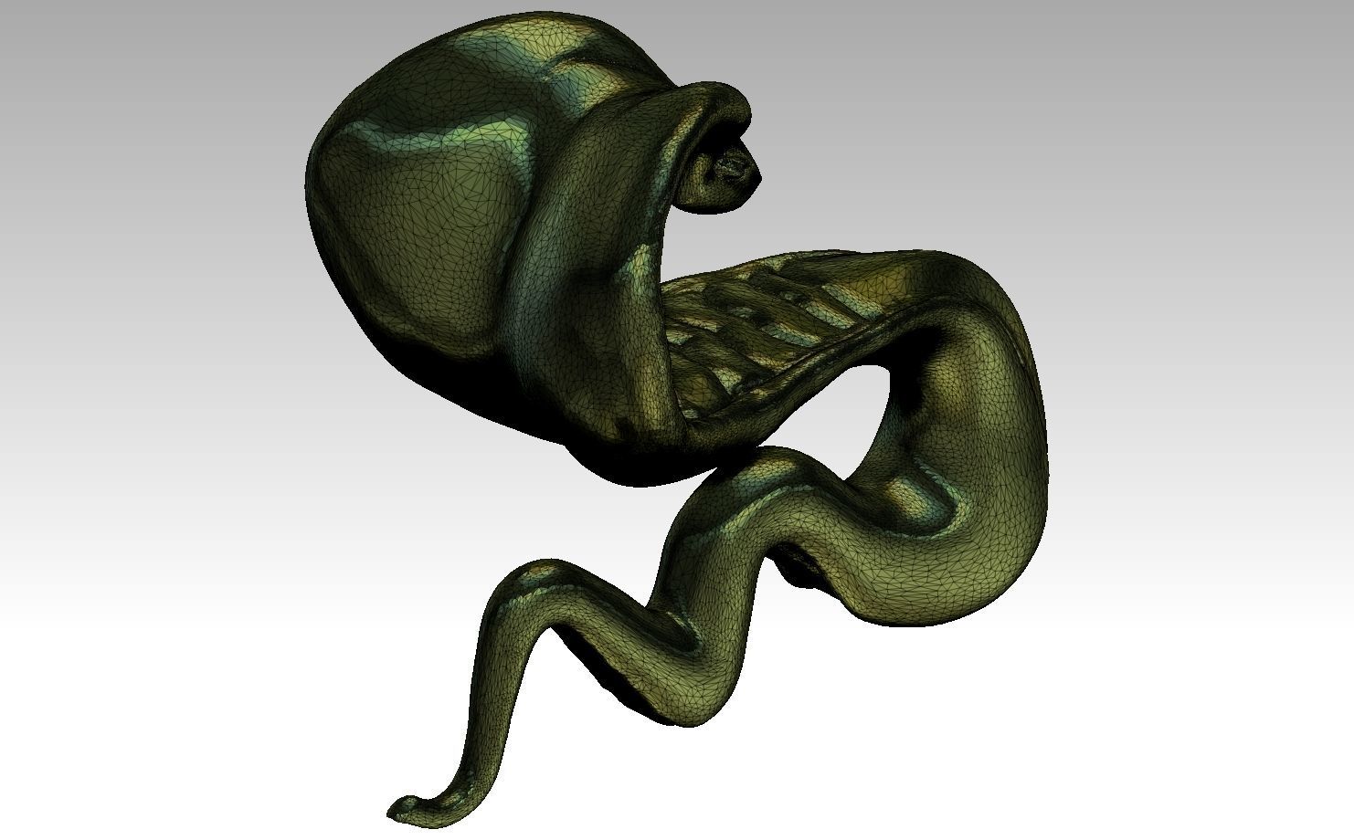 Snake statue 3D model 3D printable | CGTrader