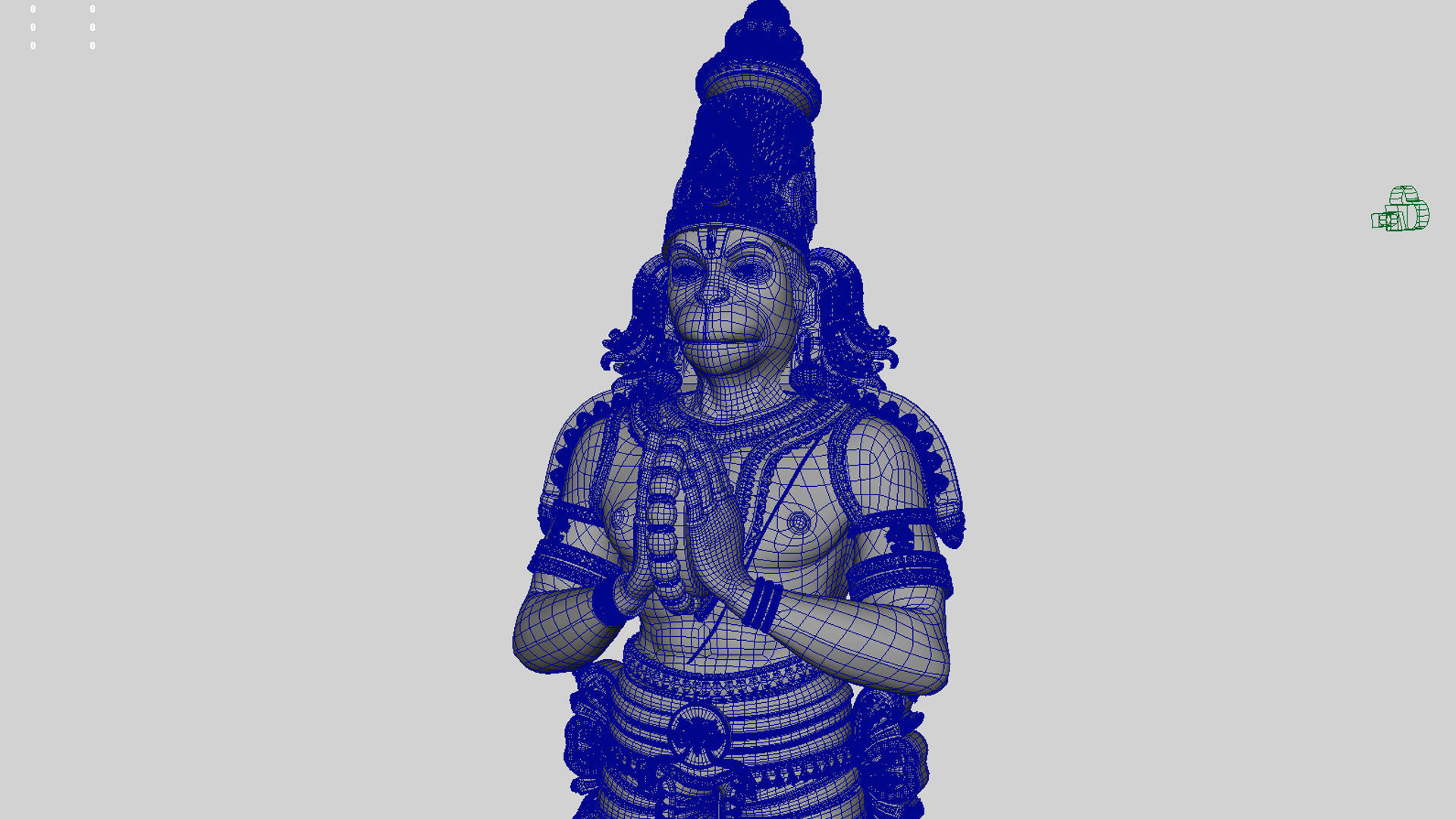 god hanuman statue 3D model | CGTrader