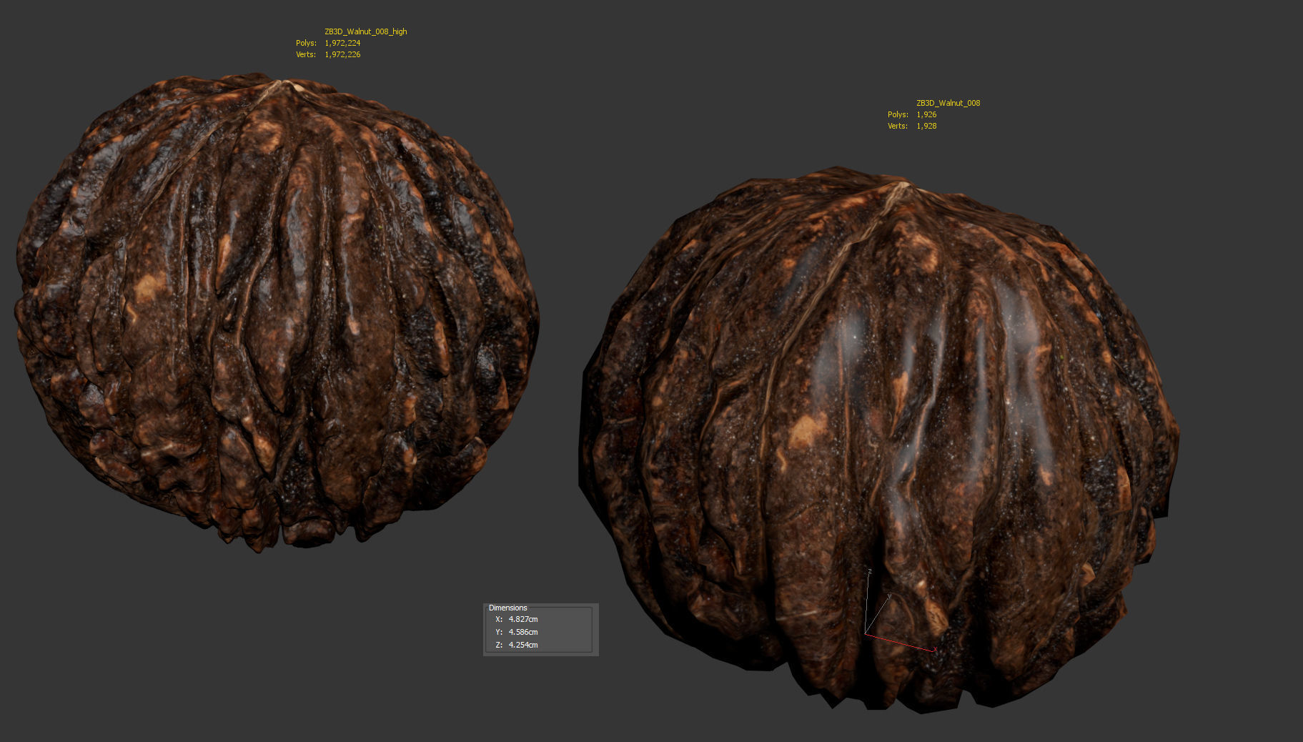 Walnut 3D model | CGTrader