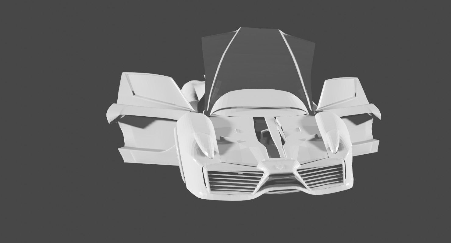 Ferrari 3D MODEL FOR FREE free VR / AR / low-poly 3D model | CGTrader