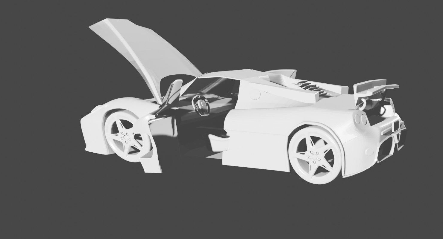 Ferrari 3D MODEL FOR FREE free VR / AR / low-poly 3D model | CGTrader