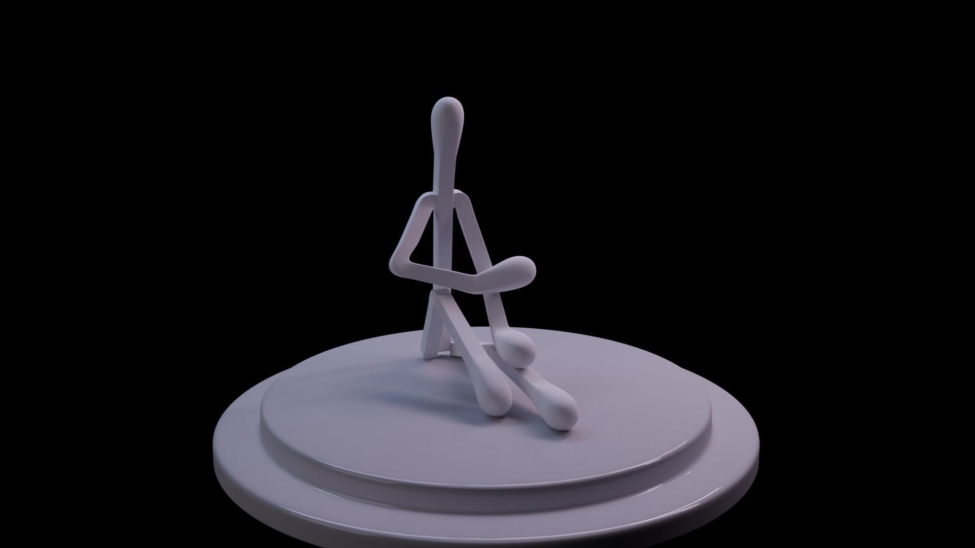 Stick Character 3D model 3D printable | CGTrader