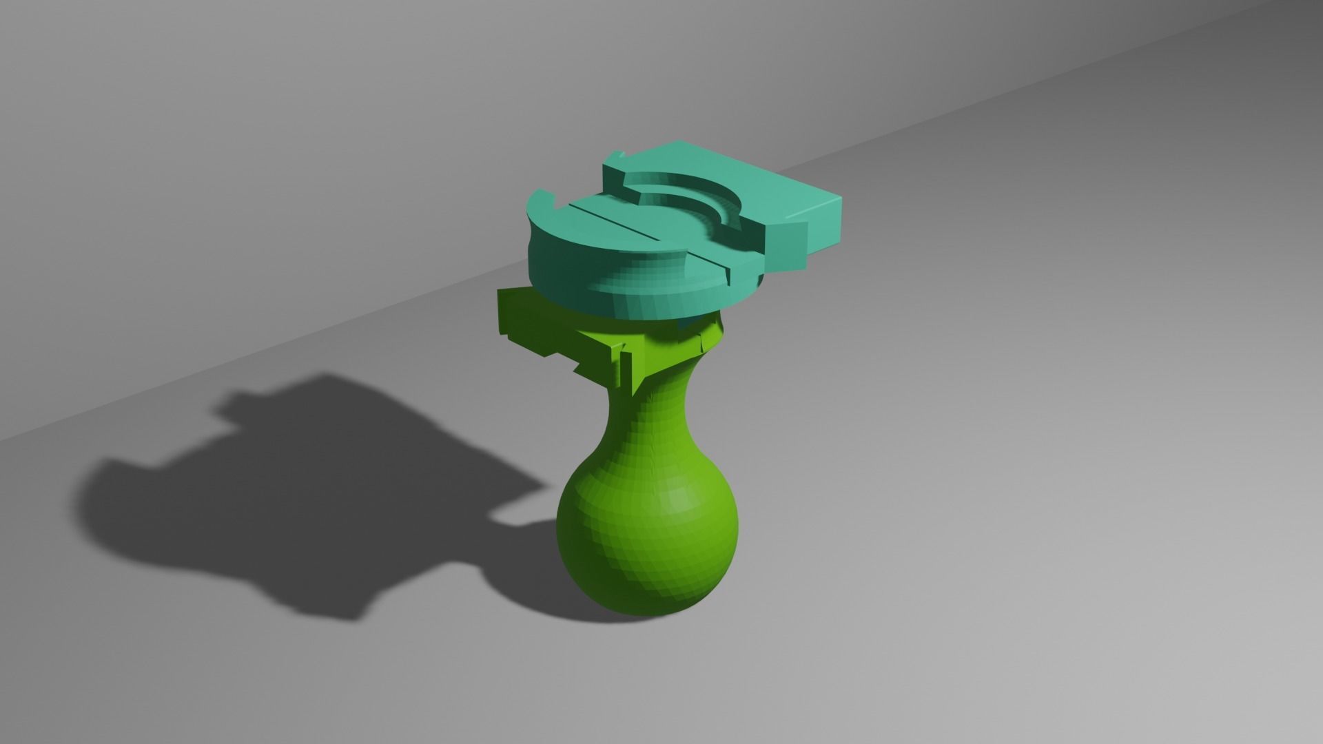 Model Painting Handle 3D model 3D printable | CGTrader
