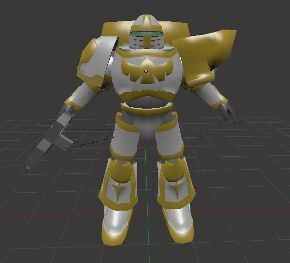 3D model Galactic Paladin Commander VR / AR / low-poly | CGTrader