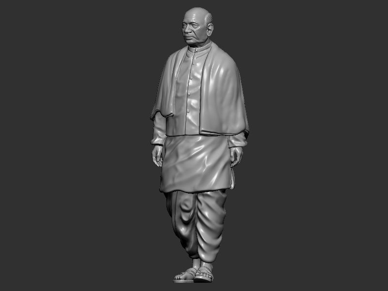 Sardar Patel model 3D model 3D printable | CGTrader