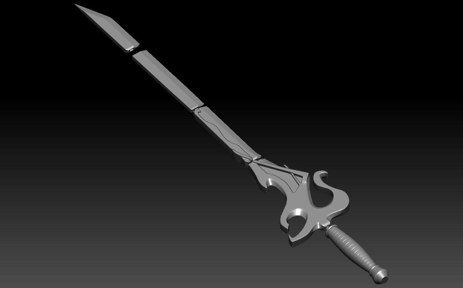 The Preternia Blade - Real Size - He-Man Netflix Version 3D model 3D ...