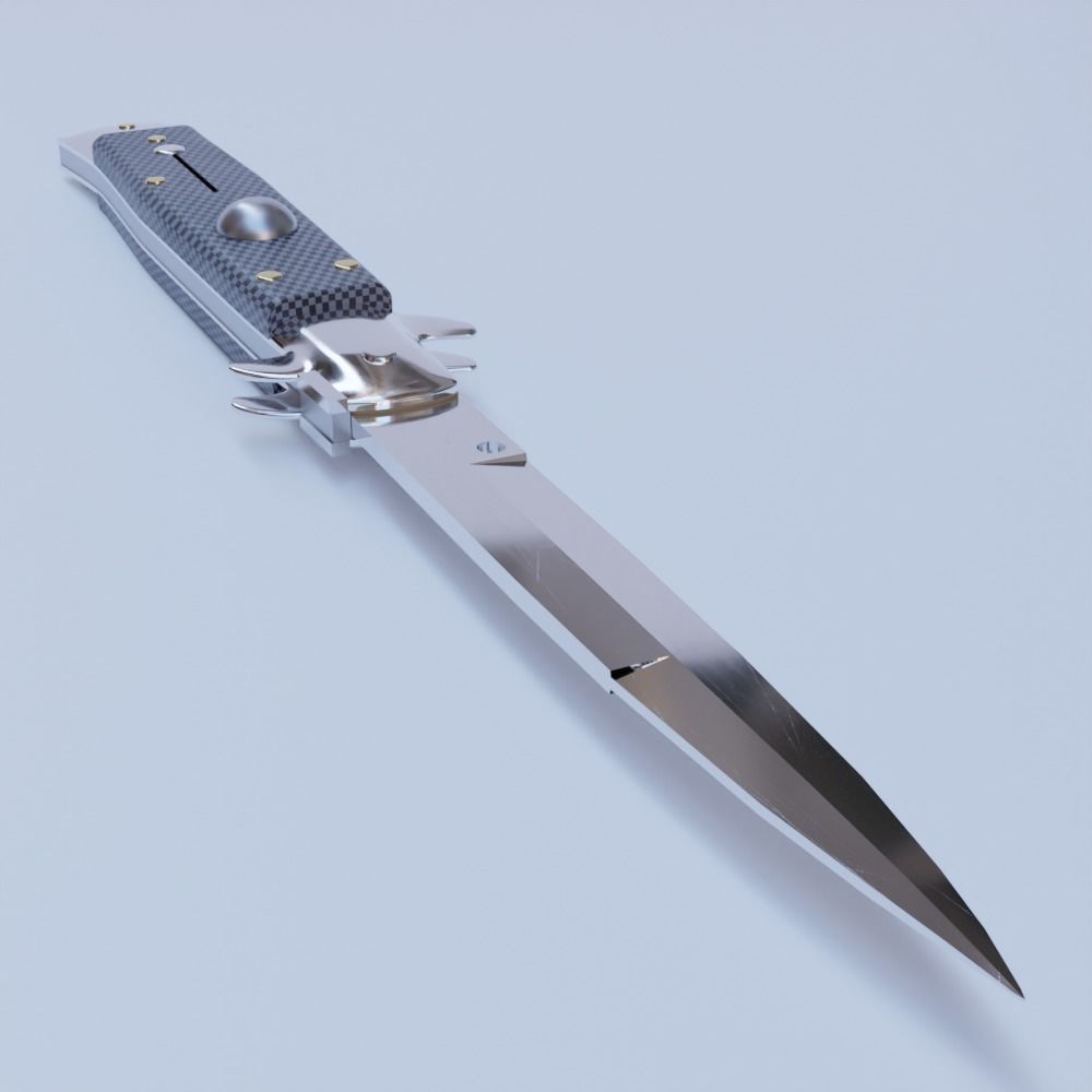 Foldable Knife for Blender 3D model | CGTrader