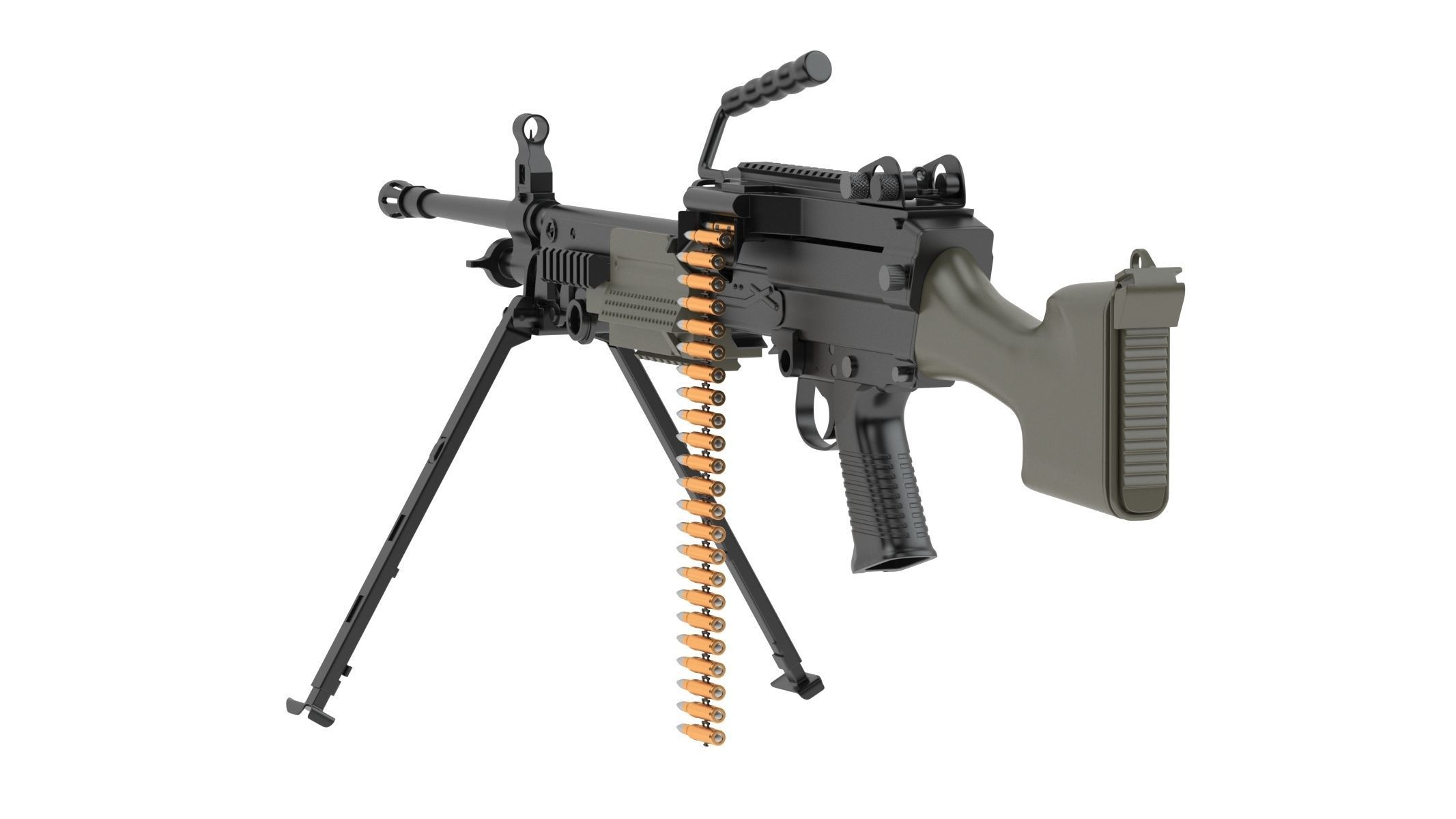 FN Minimi Mk3 3D model | CGTrader