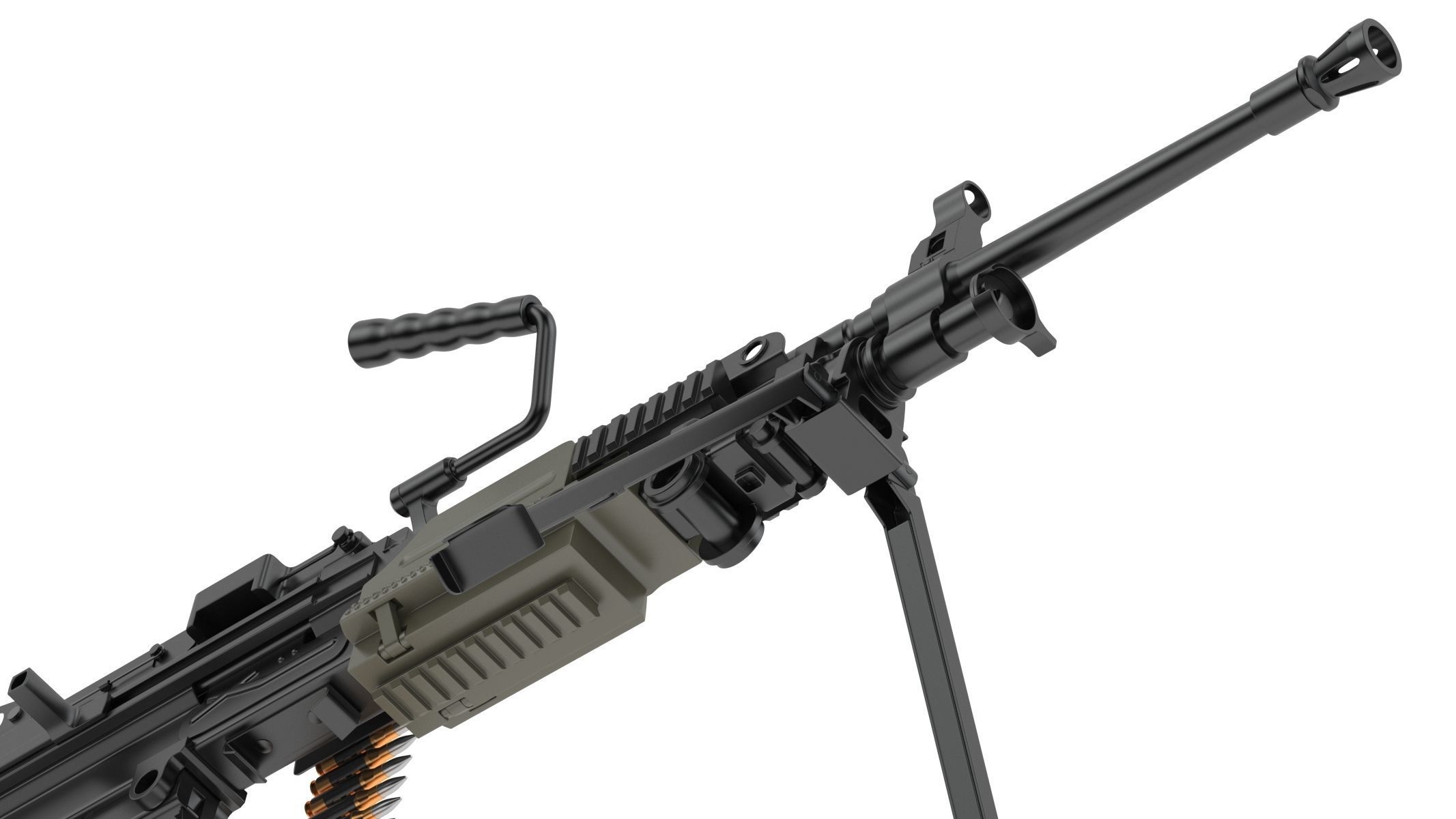 FN Minimi Mk3 3D model | CGTrader