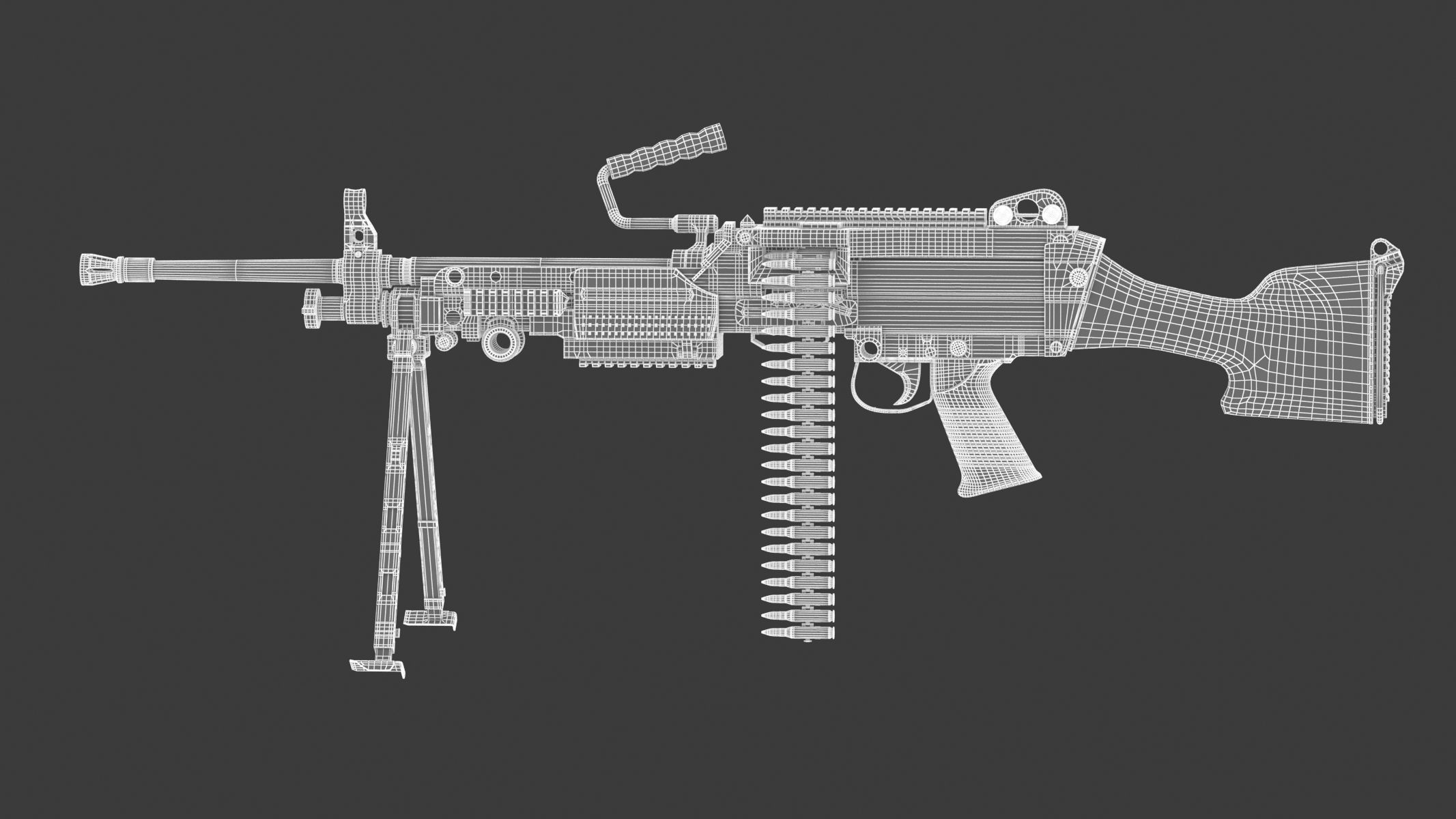 FN Minimi Mk3 3D model | CGTrader