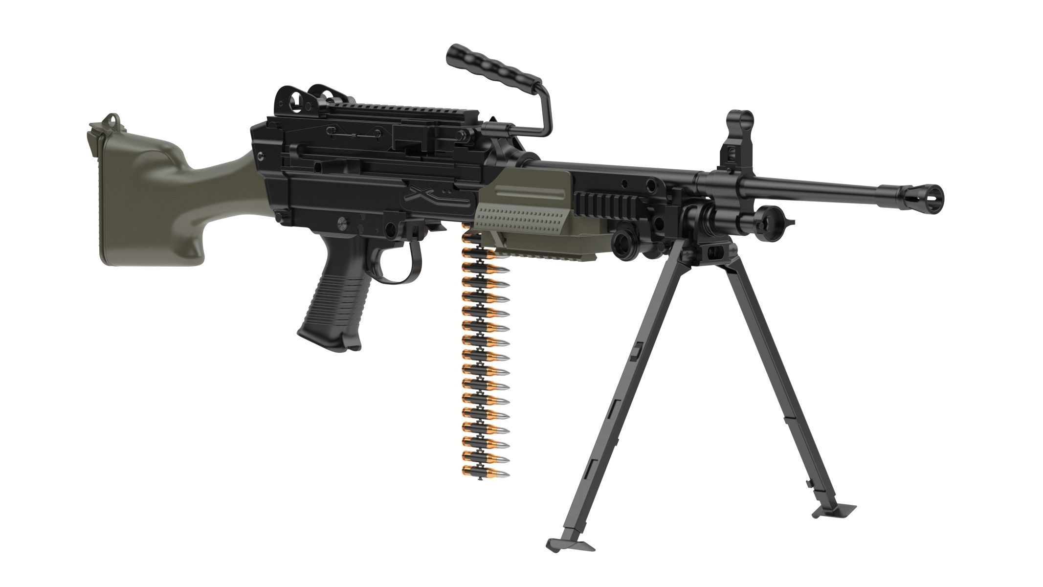 FN Minimi Mk3 3D model | CGTrader