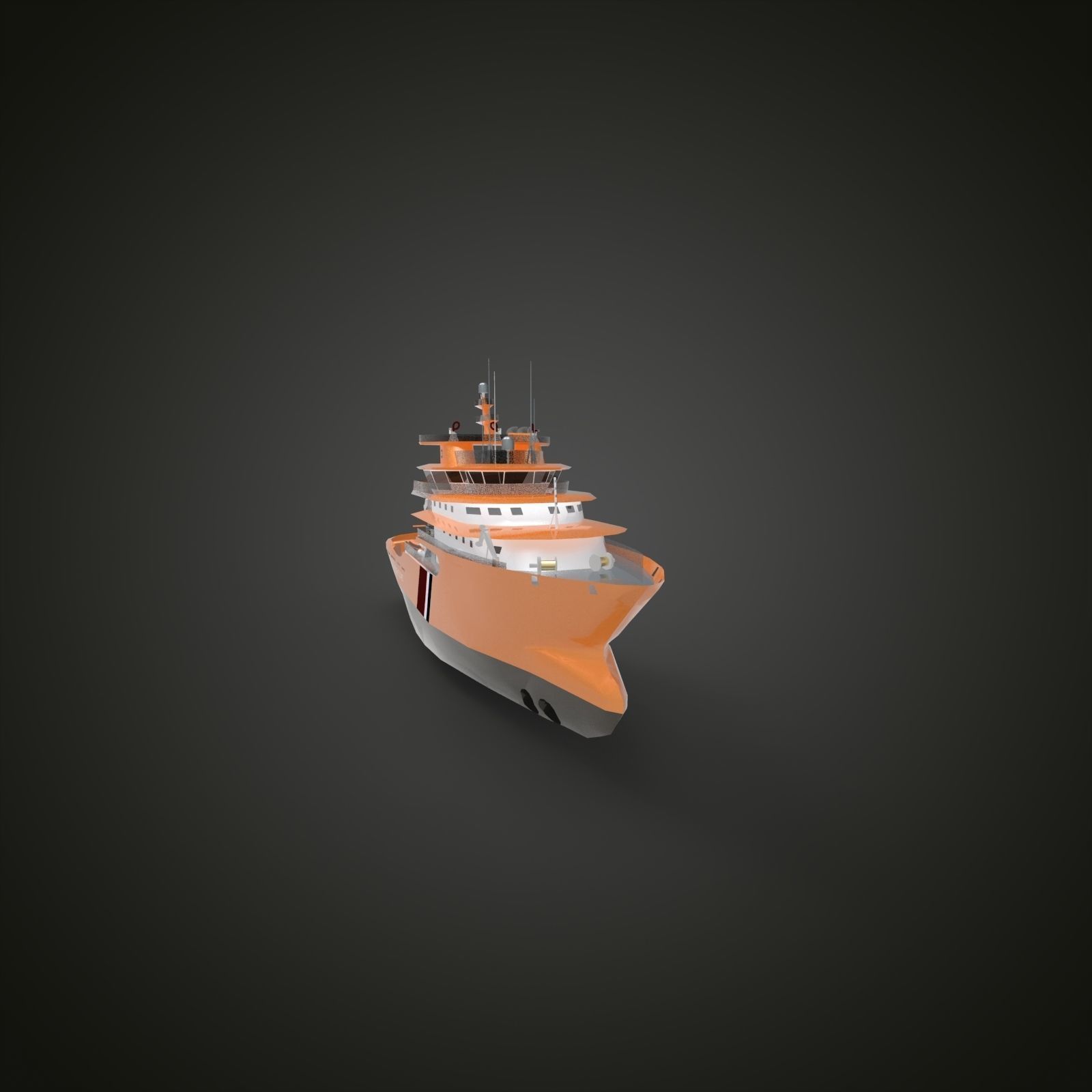 Offshore ship 3D model | CGTrader