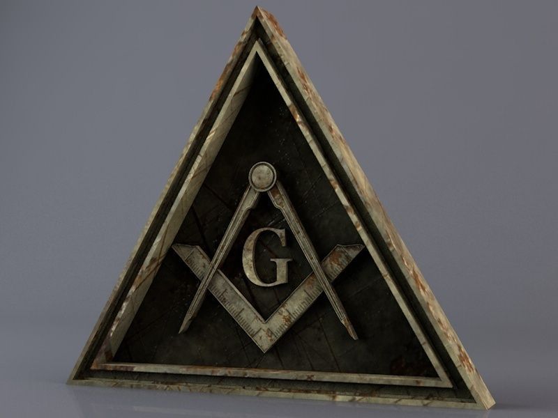Free Masonic Grand Lodge Sign 3D model | CGTrader