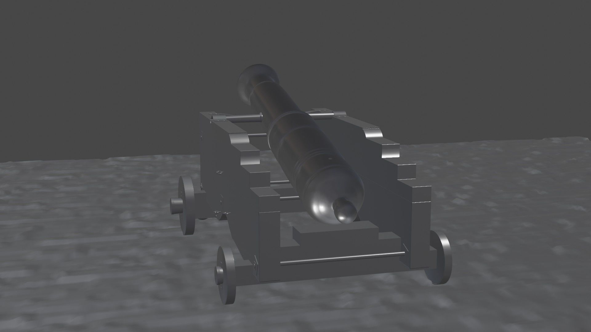 3d model of a cannon 3D model | CGTrader