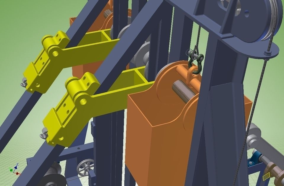 Trebuchet Floating Arm Type free 3D model | CGTrader