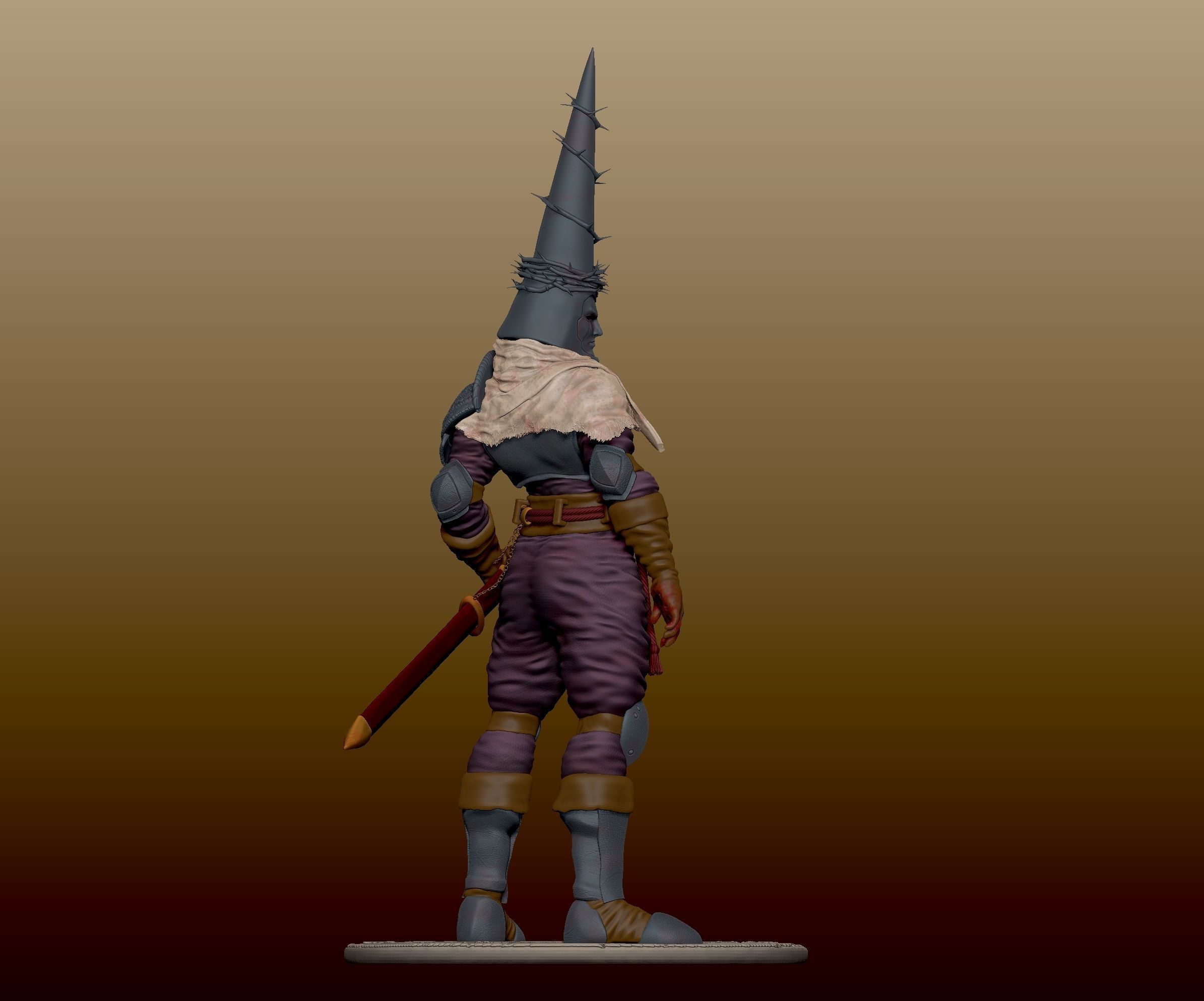Penitent one from Blasphemous 3D model 3D printable | CGTrader