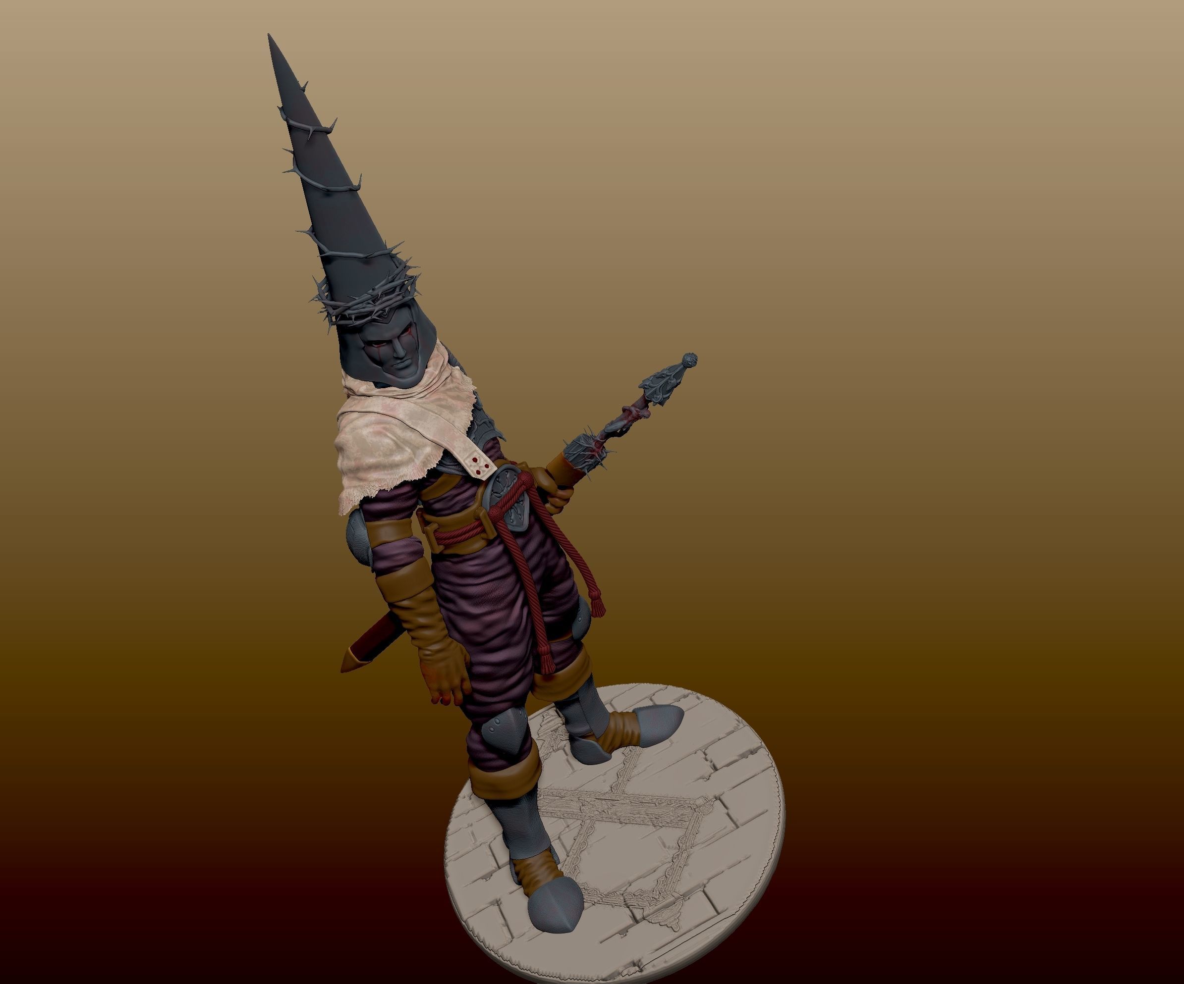 Penitent one from Blasphemous 3D model 3D printable | CGTrader