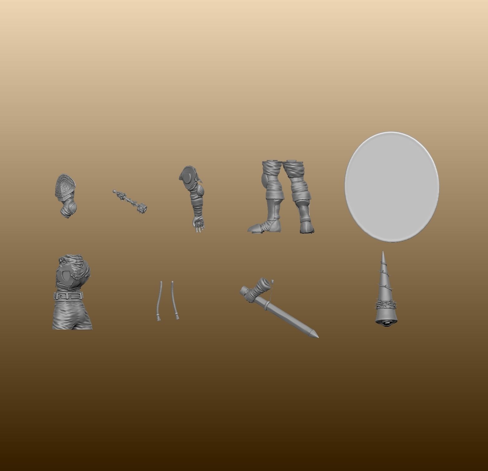 Penitent one from Blasphemous 3D model 3D printable | CGTrader