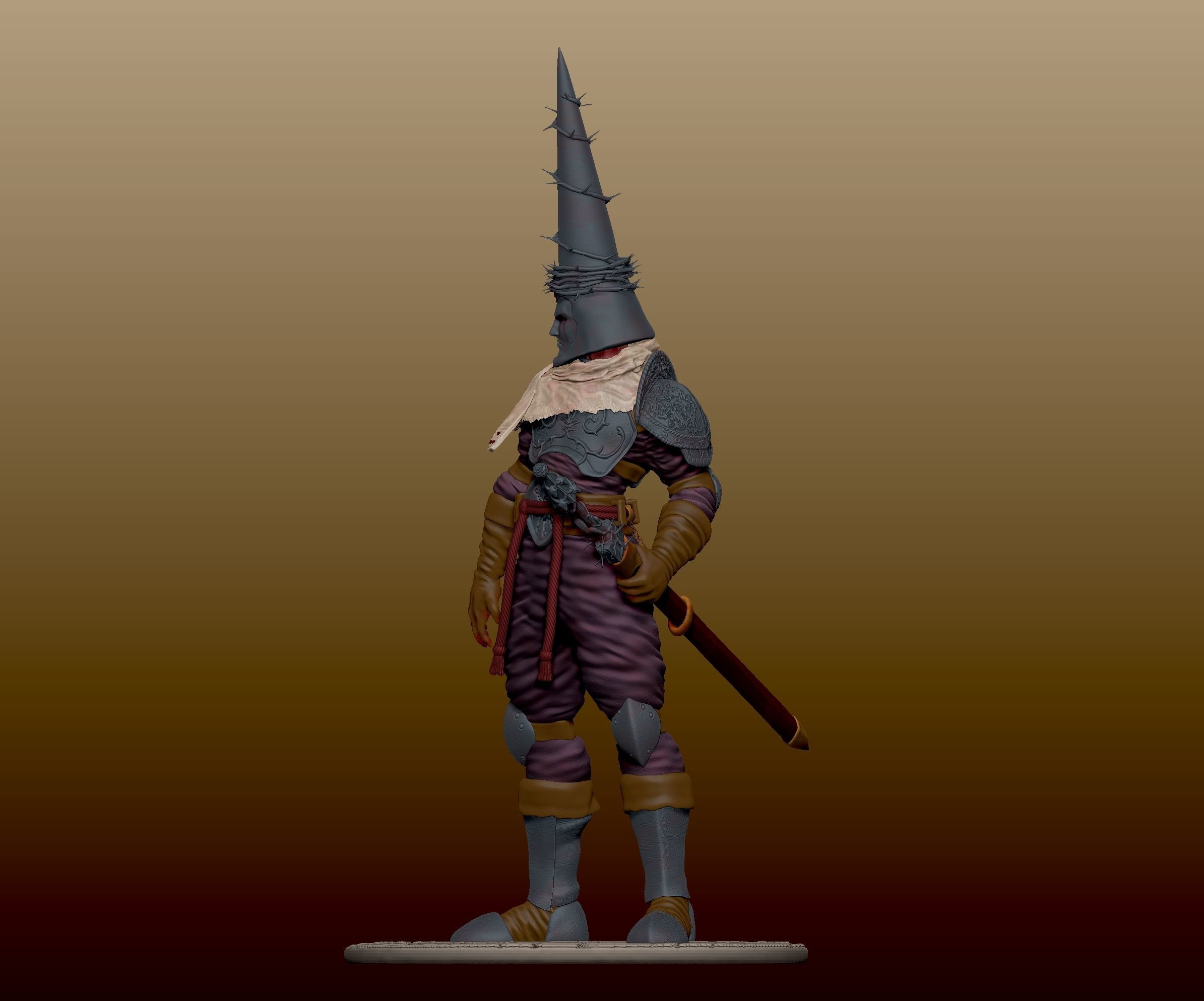 Penitent one from Blasphemous 3D model 3D printable | CGTrader