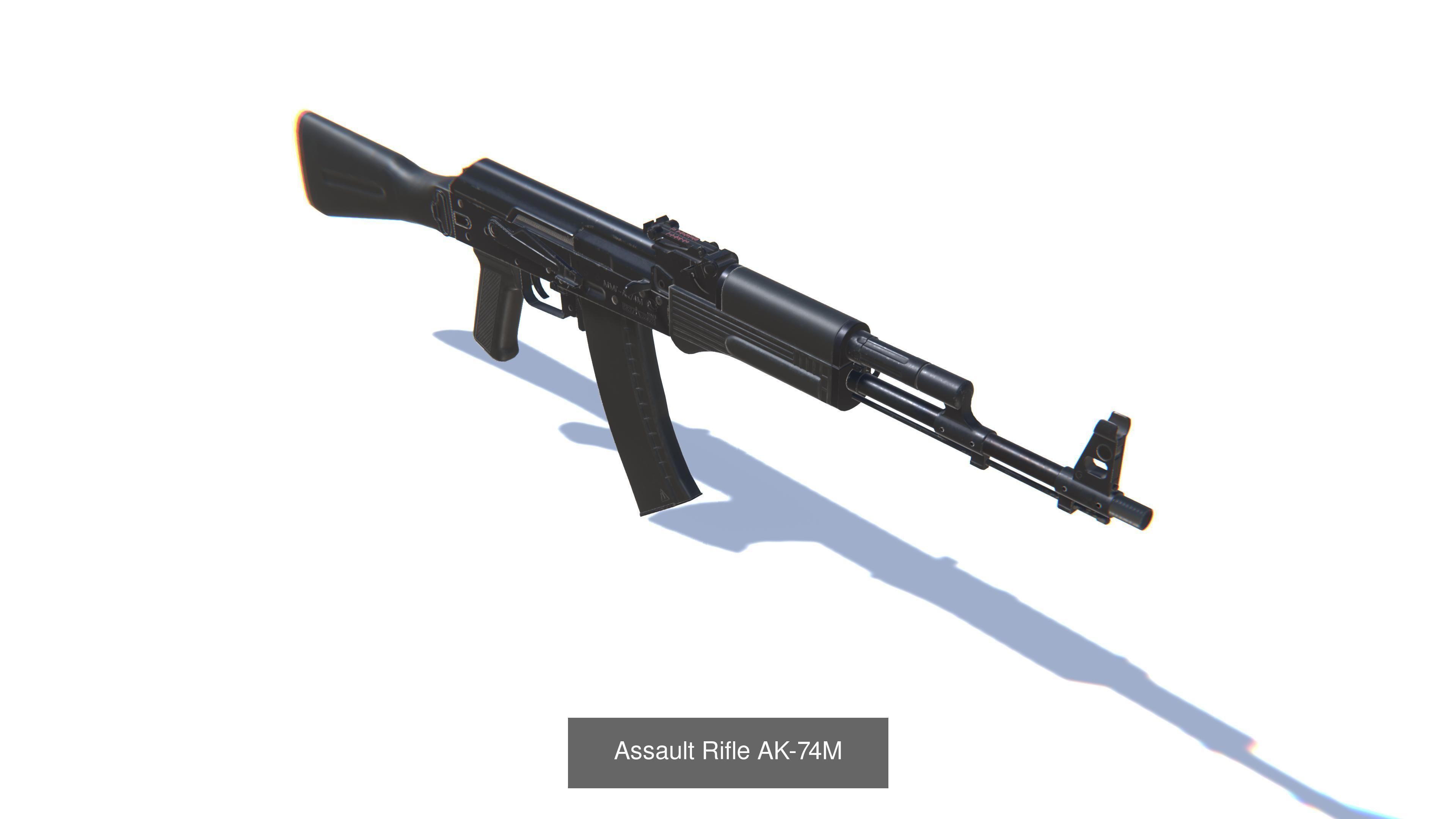 3D Model Collection Assault Rifle Bundle VR / AR / low-poly | CGTrader