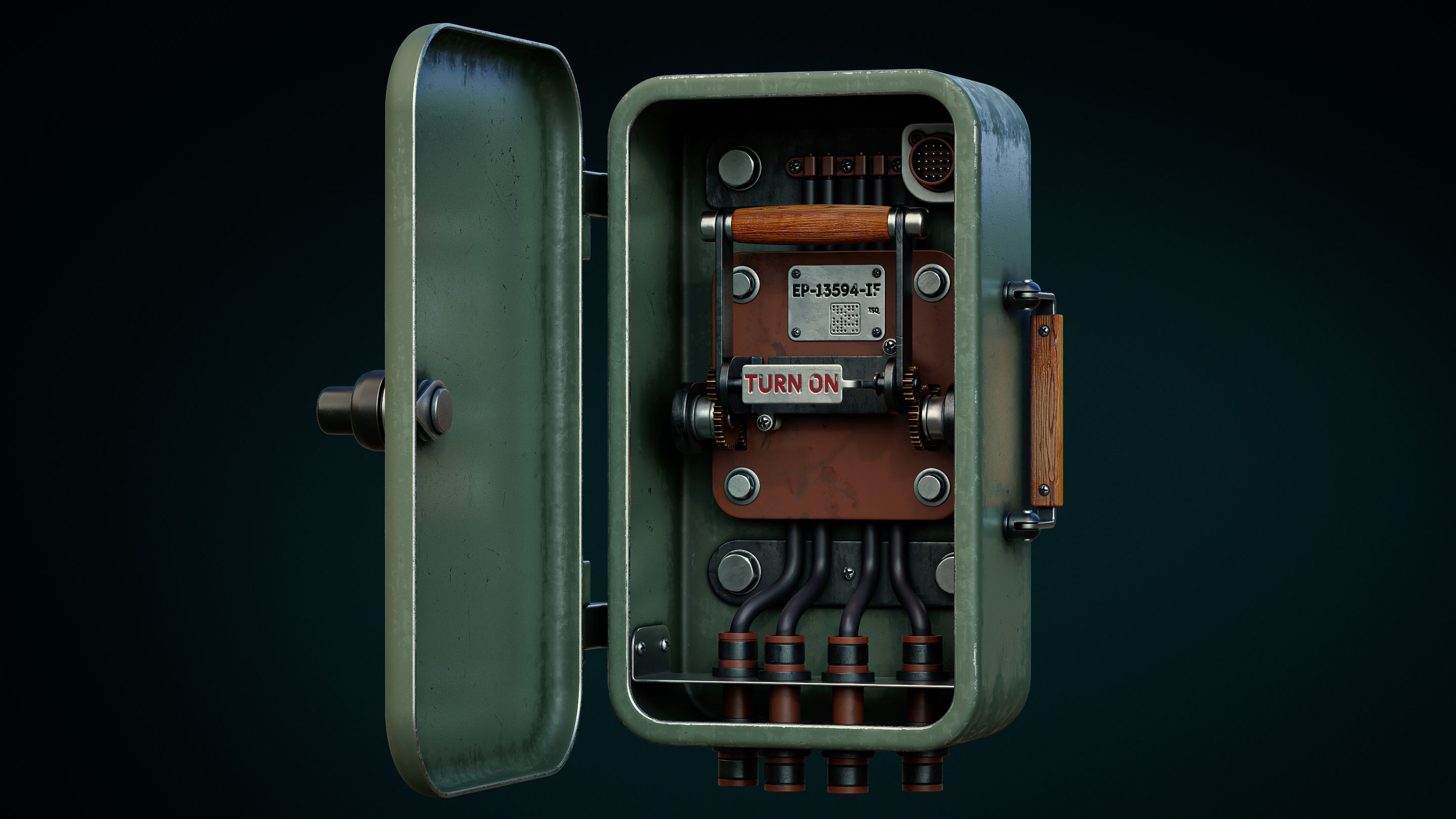 Electrical panel 3D model | CGTrader