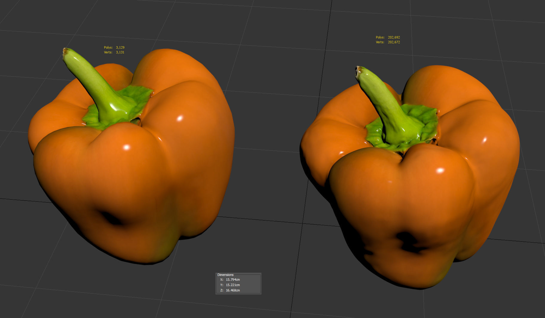 Paprika 3D model | CGTrader