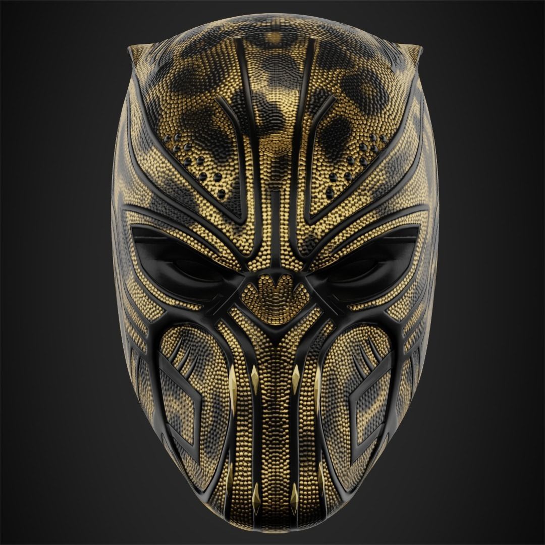 Killmonger Mask for Cosplay 3D model 3D printable | CGTrader