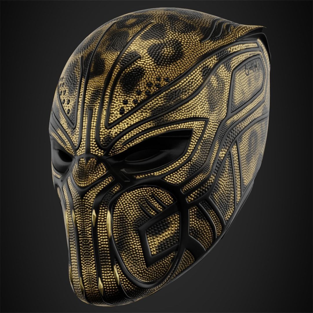 Killmonger Mask for Cosplay 3D model 3D printable | CGTrader