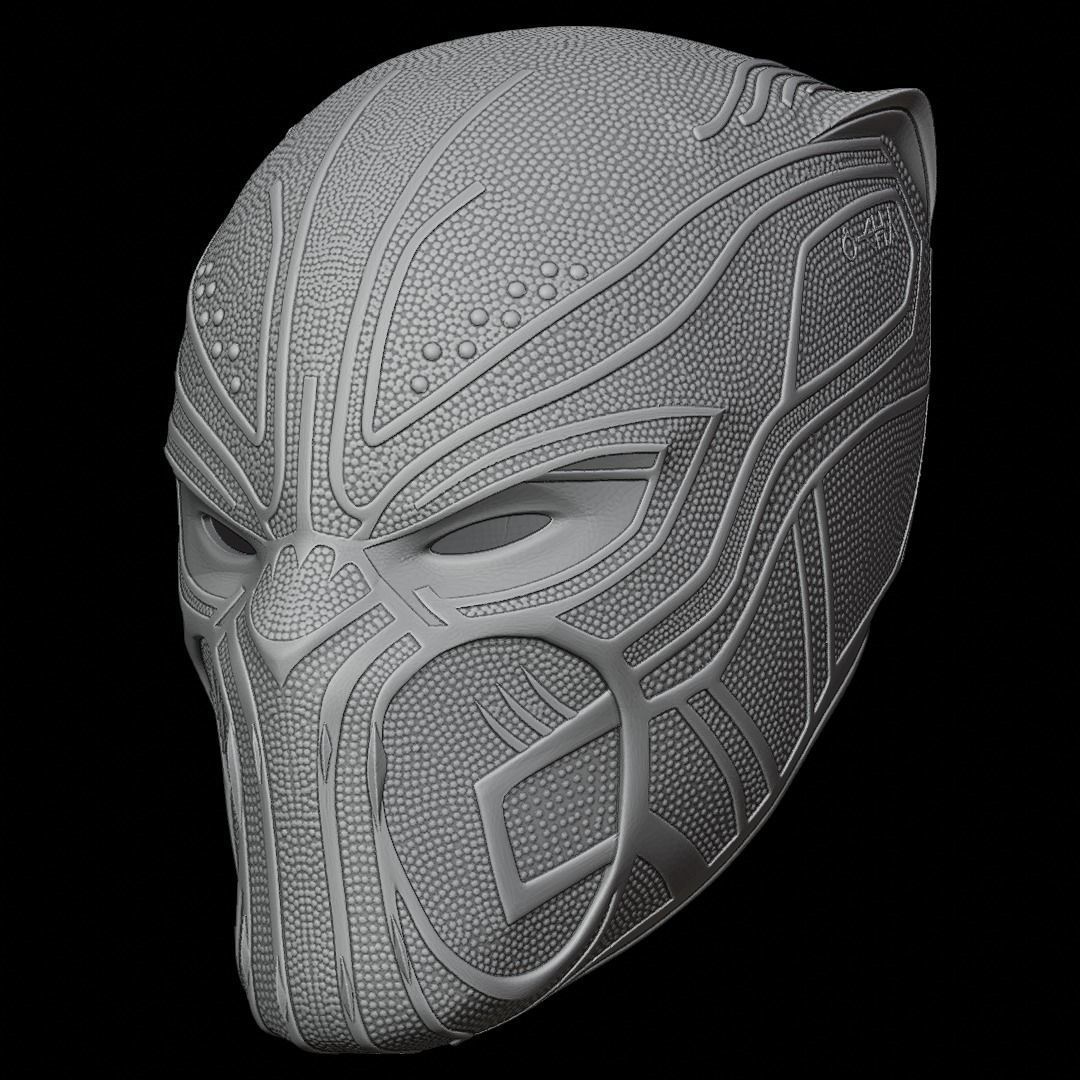 Killmonger Mask for Cosplay 3D model 3D printable | CGTrader