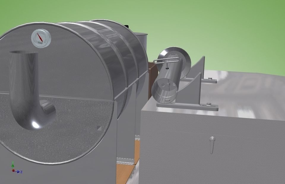 BBQ Smoker-Grill Mobile free 3D model | CGTrader