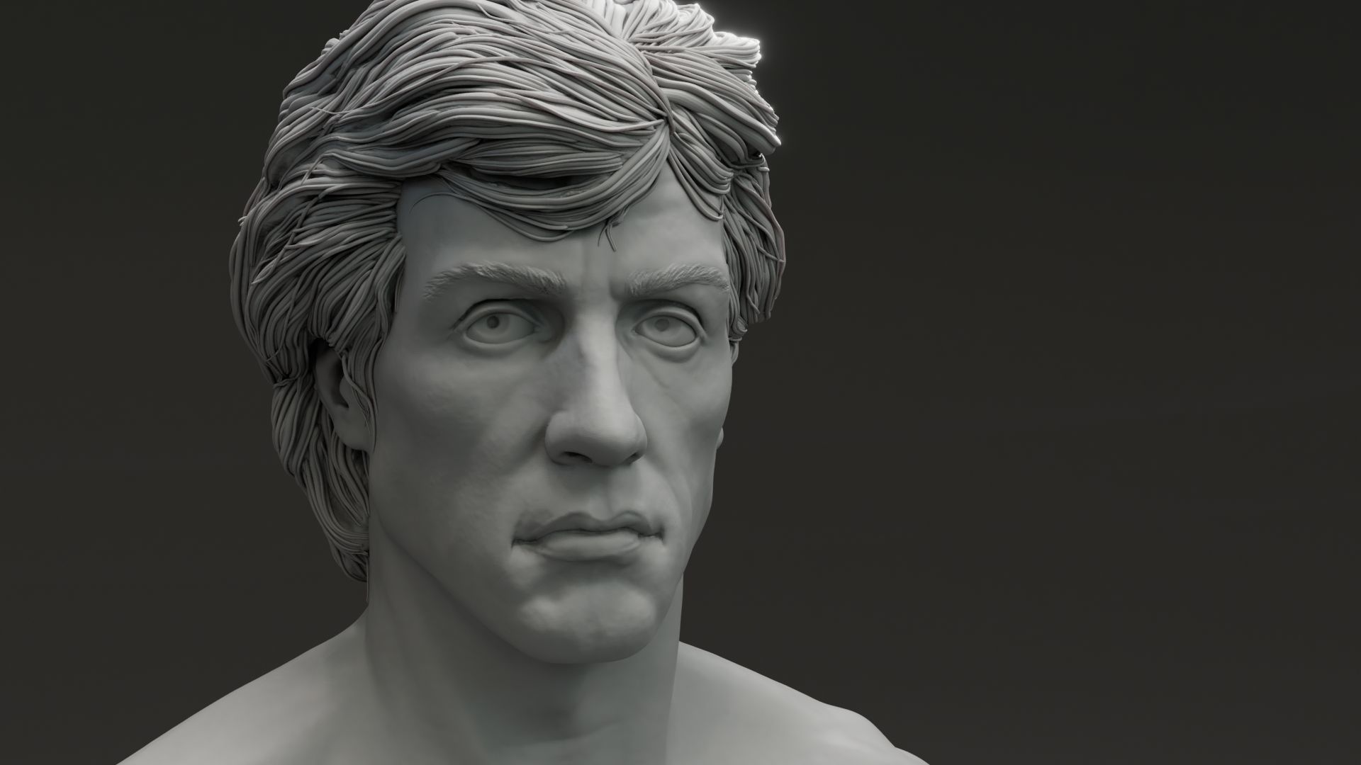 Sylvester Stallone - Rocky Balboa - Rocky 3D model 3D printable | CGTrader