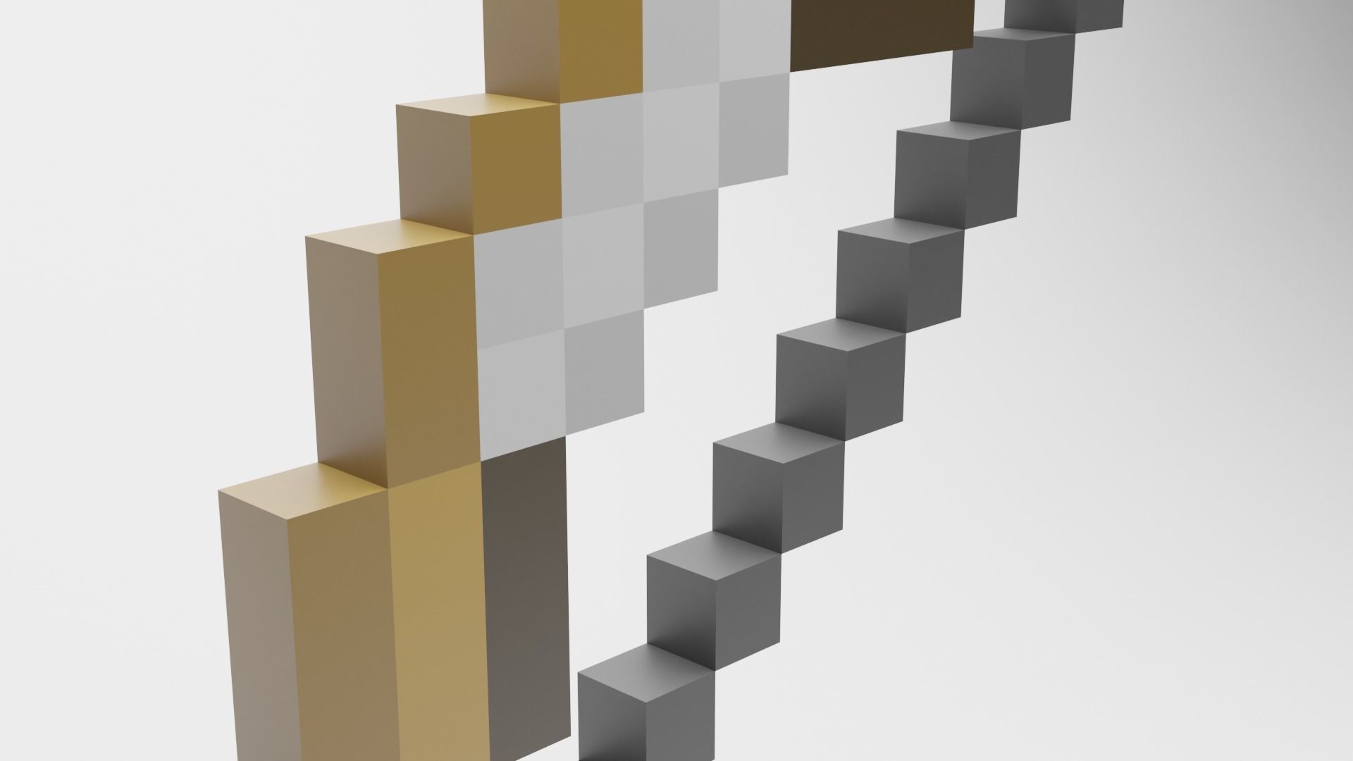 3D model Minecraft Wooden Primary Tools MUST READ DESCRIPTION VR / AR ...