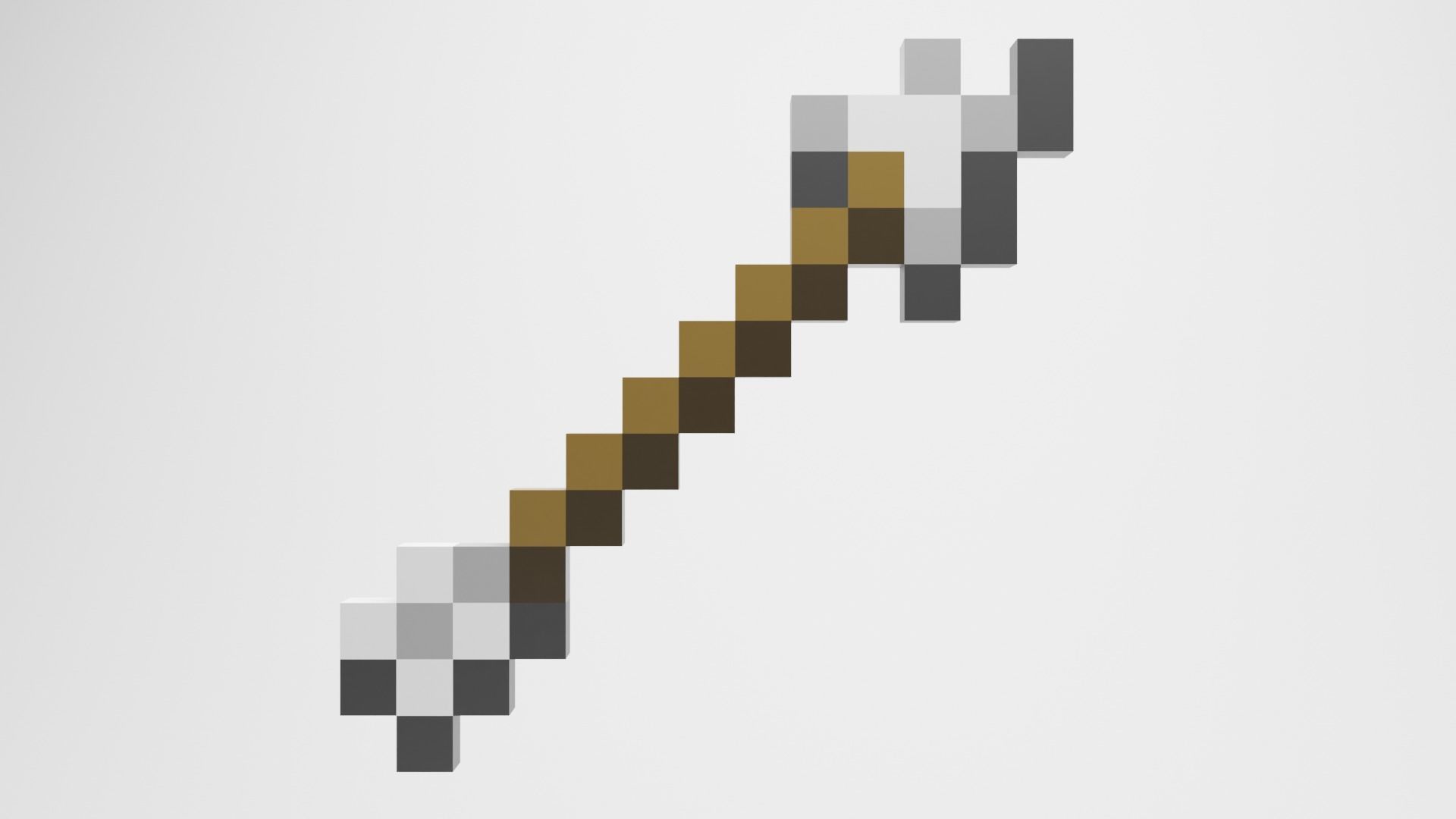 3D model Minecraft Wooden Primary Tools MUST READ DESCRIPTION VR / AR ...