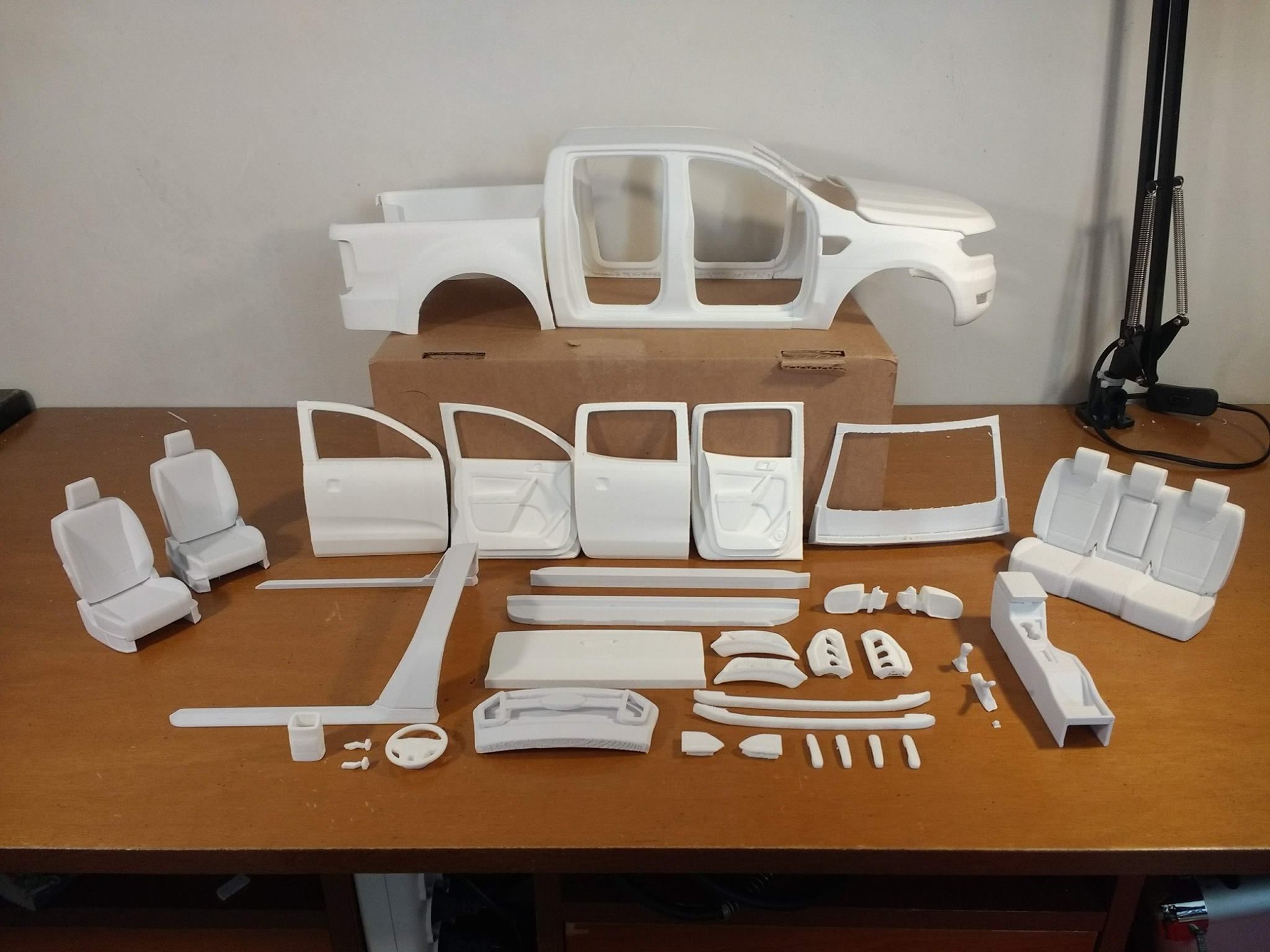 Ford ranger body 3D model 3D printable | CGTrader