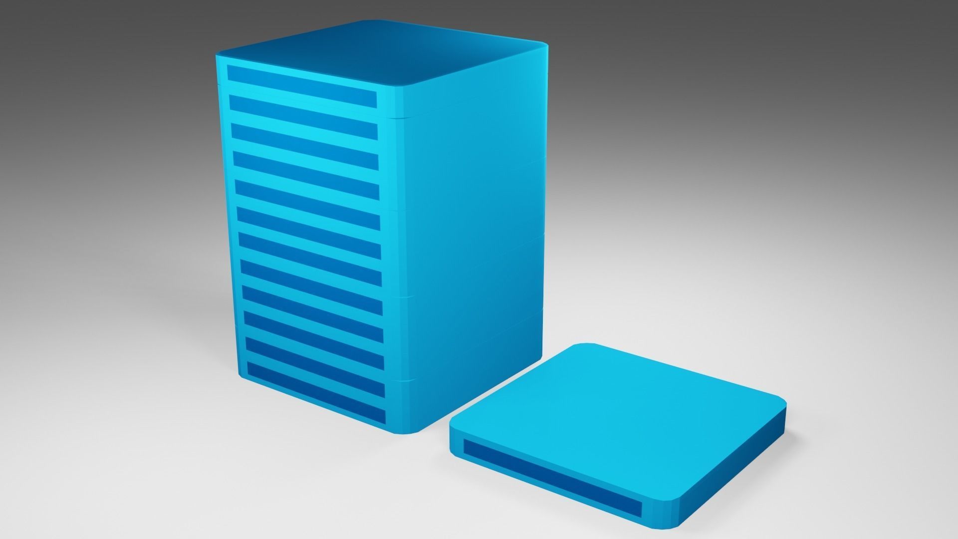 Build Low Poly storage tower free VR / AR / low-poly 3D model | CGTrader