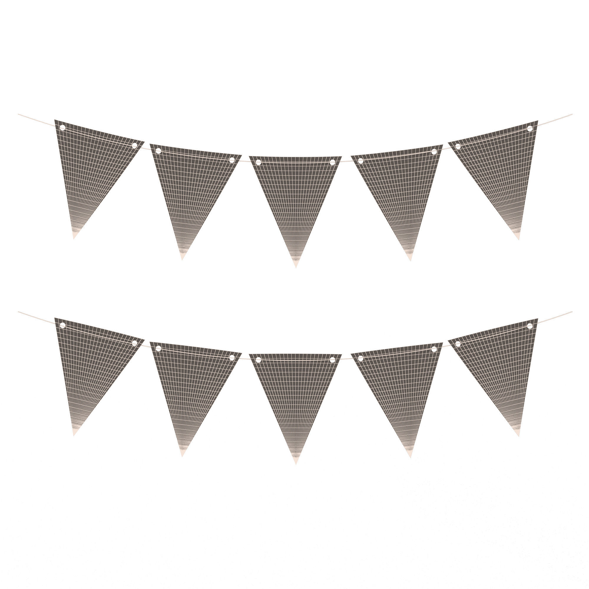 Fagnon Garland Banner 3D model | CGTrader