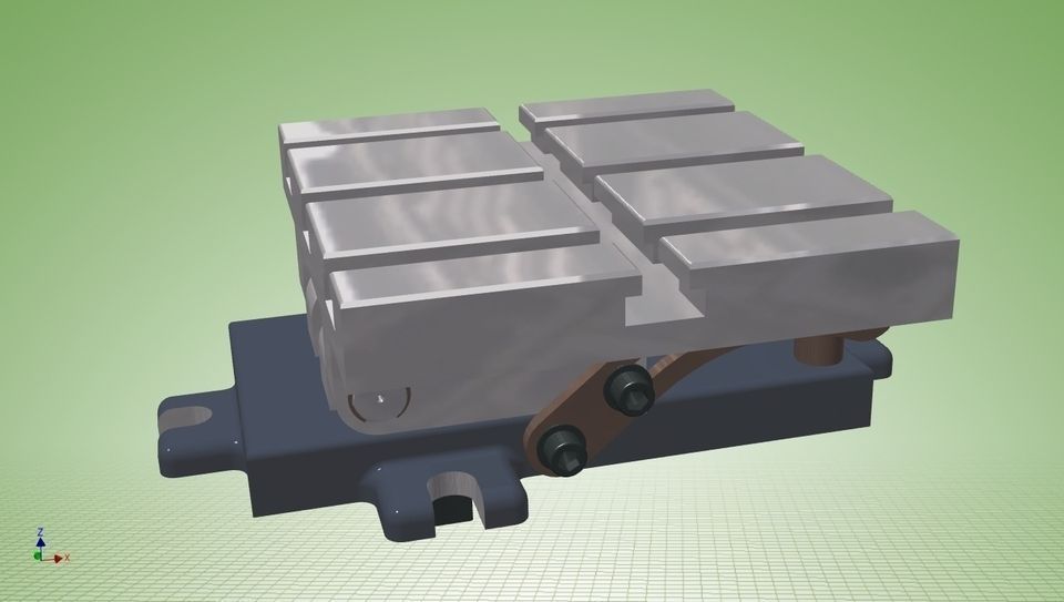T-Slot Tilt Table free 3D model | CGTrader