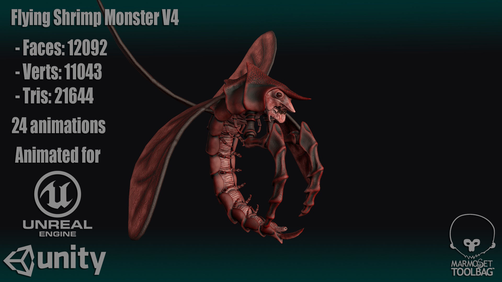 3D Model Collection Shell Monsters Pack VR / AR / low-poly | CGTrader