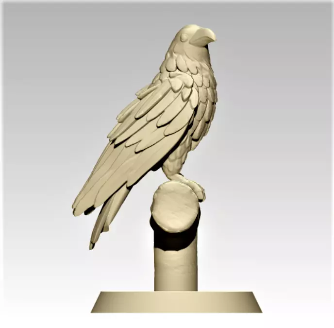 Crow miniature 3D model 3D printable | CGTrader