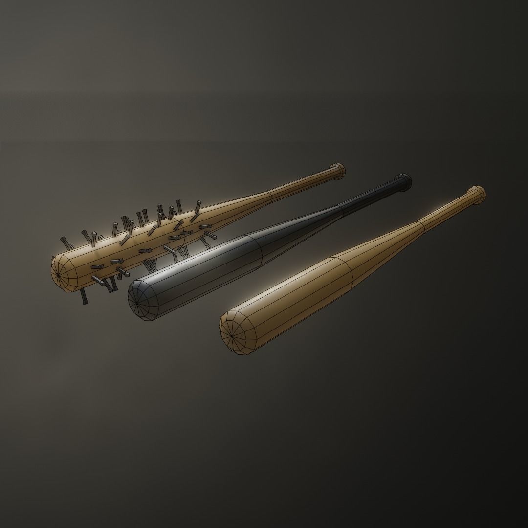 Baseball Bat free VR / AR / low-poly 3D model | CGTrader