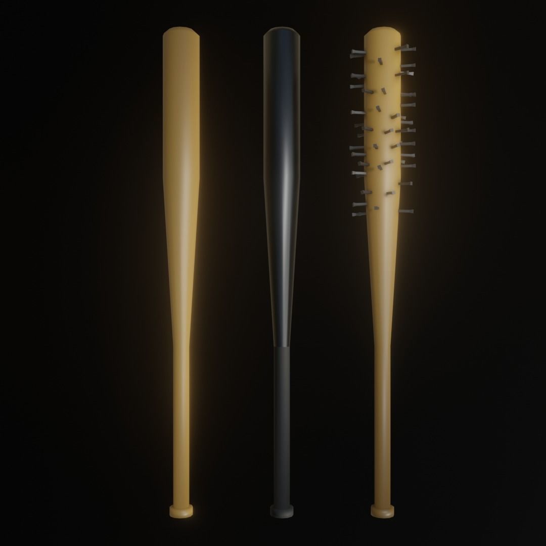 Baseball Bat free VR / AR / low-poly 3D model | CGTrader
