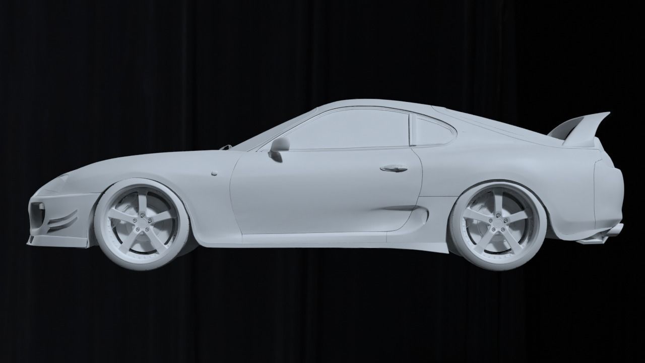 Toyota Supra mk4 3D model | CGTrader