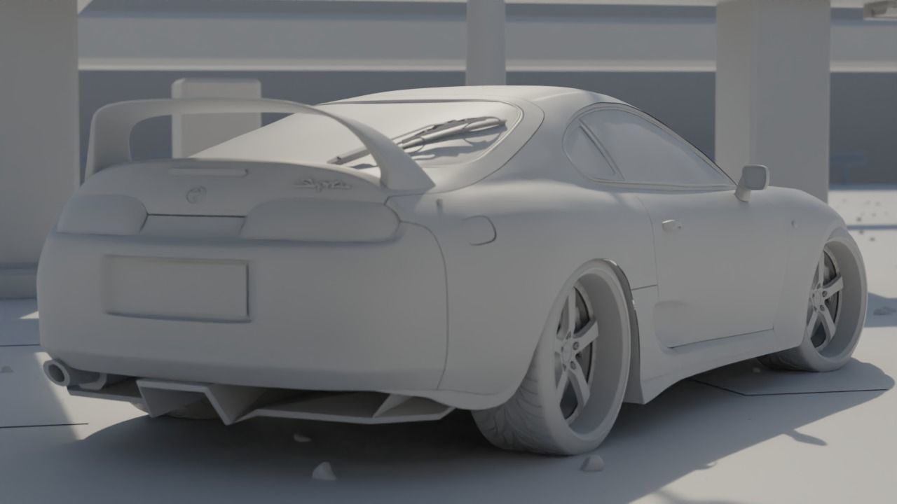Toyota Supra mk4 3D model | CGTrader
