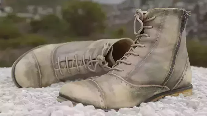 3D scan boots free 3D model | CGTrader