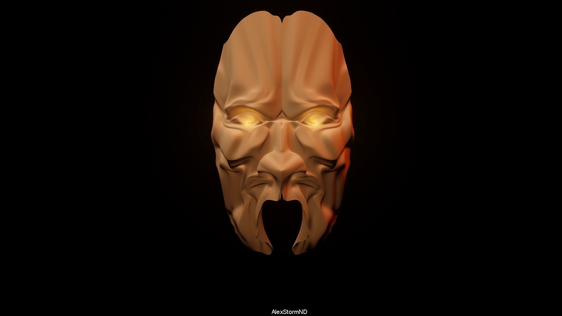 Mask of Anger 3D model 3D printable | CGTrader
