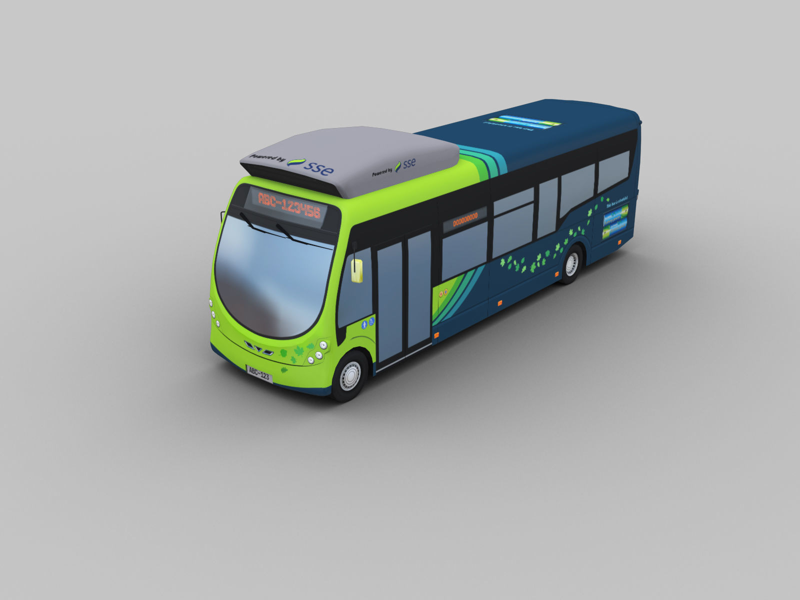 3D model Arriva Electric Bus VR / AR / low-poly | CGTrader